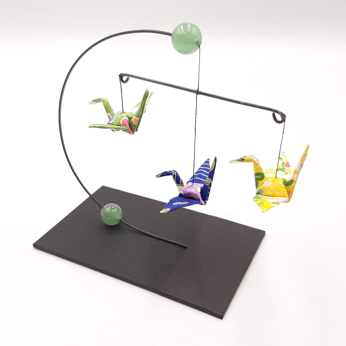 Mini Crane Mobile - Aventurine – Japanese Papercraft