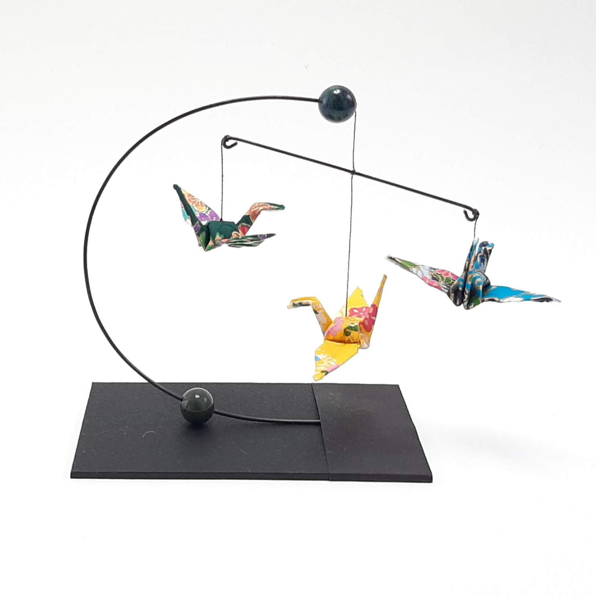 Mini Crane Mobile - Chrysocolla – Japanese Papercraft