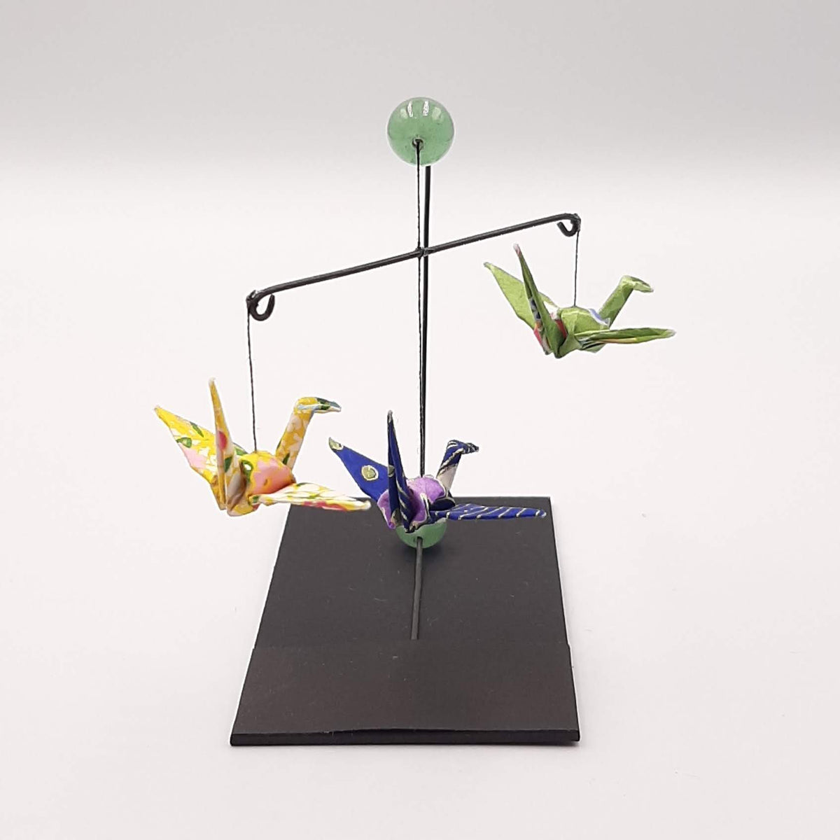 Mini Crane Mobile - Aventurine – Japanese Papercraft